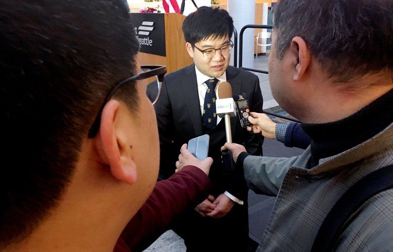 Sam Cho, sworn in as Port of Seattle’s only minority commissioner ...