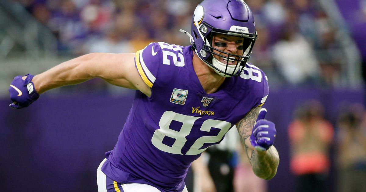 Whatever the role, Vikings lean plenty on durable Rudolph | The Seattle ...