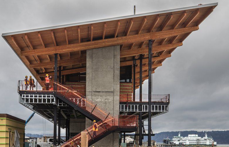 Take a look inside the new Mukilteo ferry terminal | The Seattle Times
