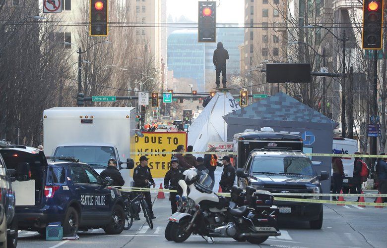 Protest ends after blocking Second Avenue in downtown Seattle for two ...