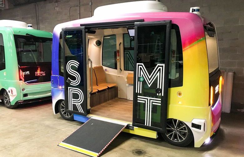 Self-driving mass transit arrives on American streets | The Seattle Times