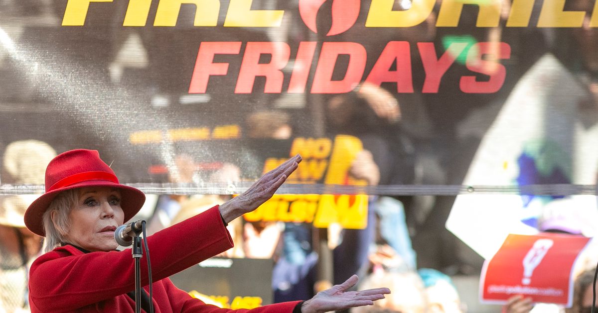 Jane Fonda brings climate-change fight to LA ahead of Oscars | The ...