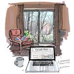Sketches inspired by coronavirus quarantine creativity indoors | The ...