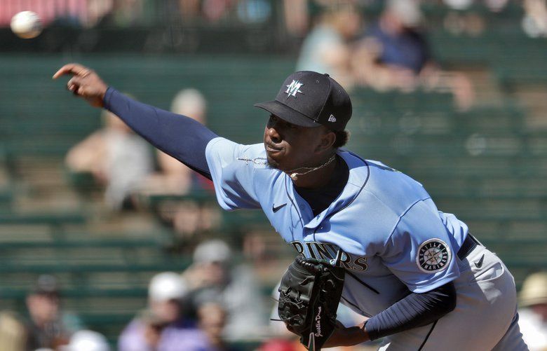 In his first test of the spring, Mariners pitcher Justin Dunn was ...