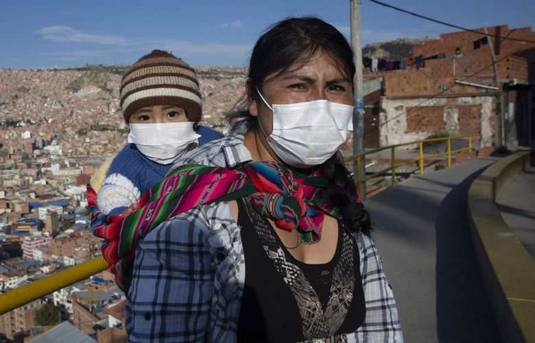 Photos on April 6, 2020, as the world and the nation confront ...