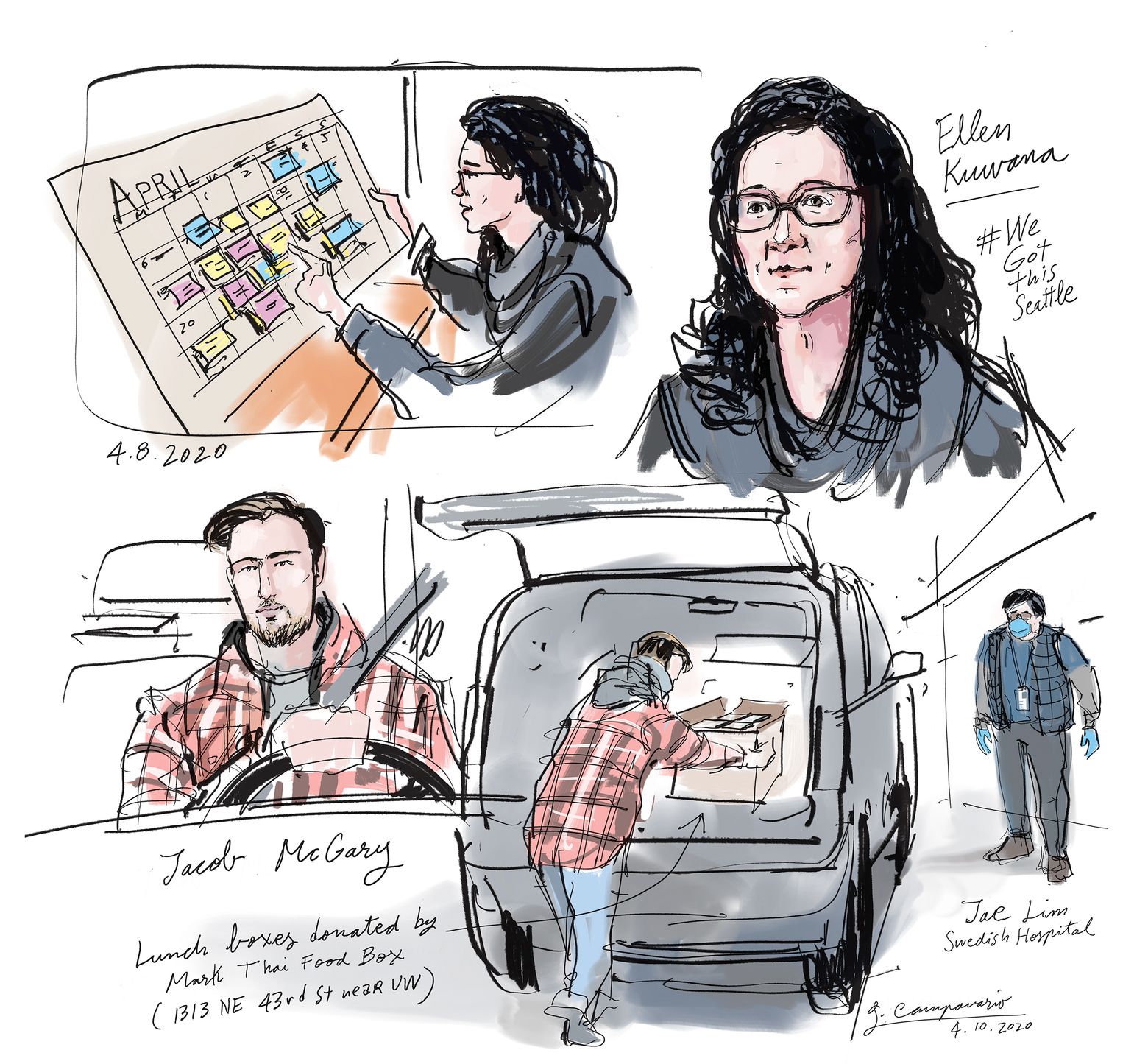 This Seattle woman is on a mission to feed front-line workers as they ...