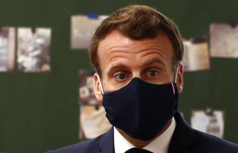 France’s Macron makes mask-wearing an act of national pride | The ...