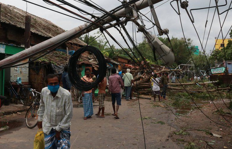 India struggles with twin challenges of cyclone and pandemic | The ...