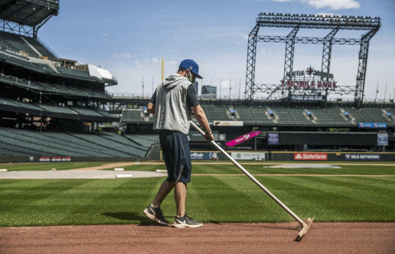 Photo essay: What a city without sports looks like | The Seattle Times