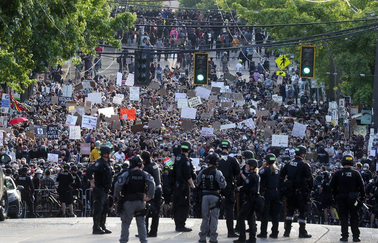 Photos: Protests continue Monday | The Seattle Times