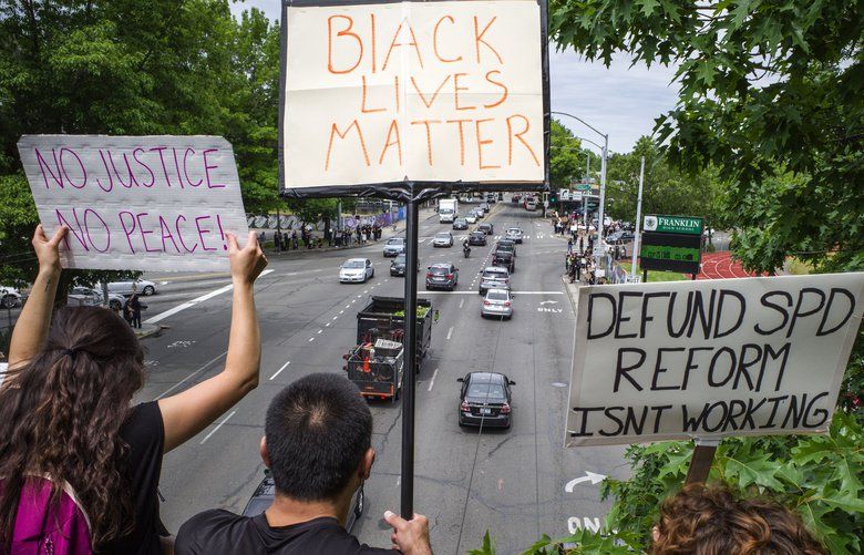 Calling for reforms to police and education, Seattle students flood the ...