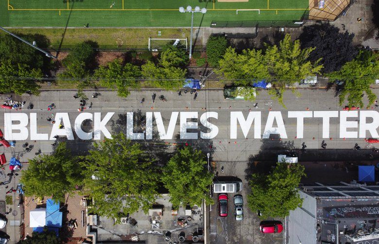 How the Black Lives Matter street mural came together on Seattle’s ...