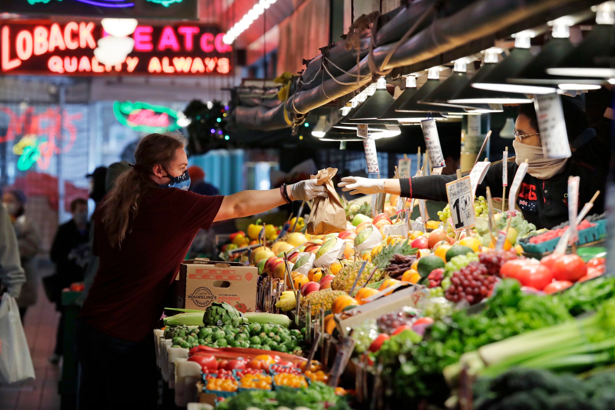 Pike Place Market Vegetables
