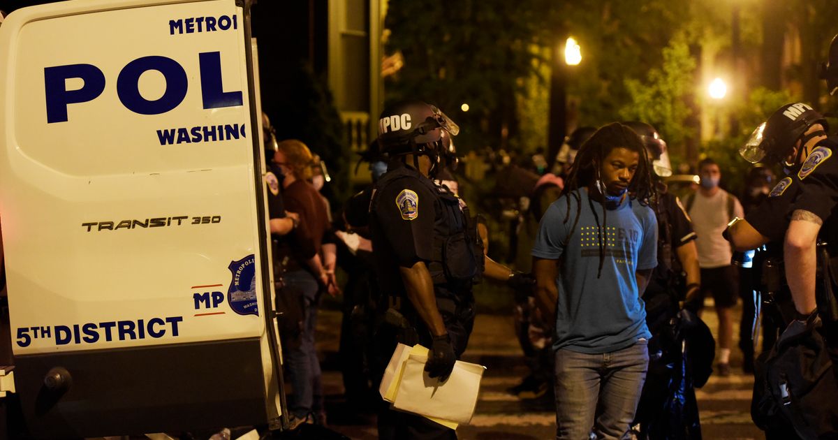 Protesters holed up in D.C. home overnight emerge after curfew lifts ...