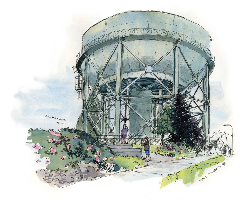 At 520 feet above sea level, you can’t find any higher ground in ...