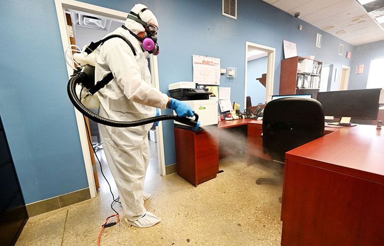 Rush to disinfect offices has some environmental health experts worried ...