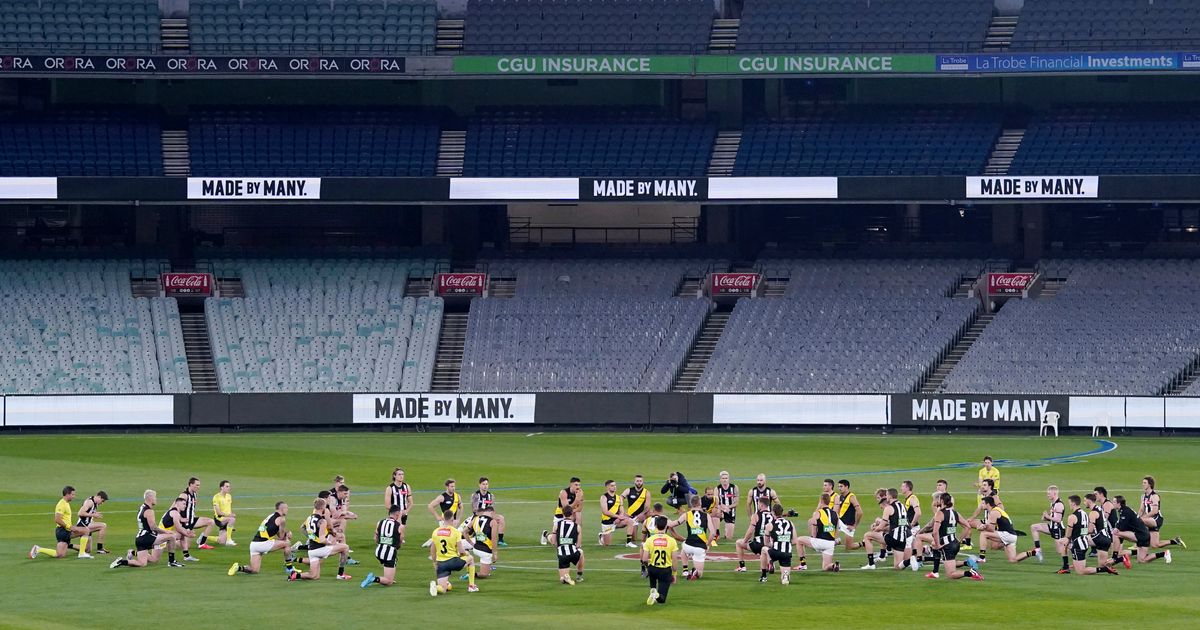 All is well in Melbourne: Aussie rules is back but no crowds | The ...