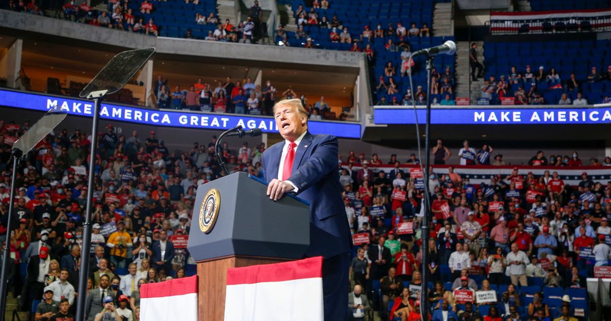 Trump rally flop in Tulsa, but a hit on television | The Seattle Times