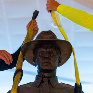 Dallas officials remove Texas Ranger statue from Love Field | The ...