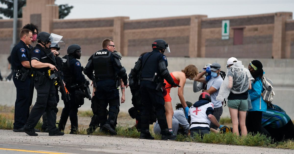 Suspect arrested in shooting of 2 protesters in Colorado | The Seattle ...