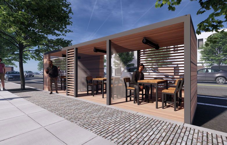 Party of two for the ‘parklet’? Year-round outdoor spaces good for ...