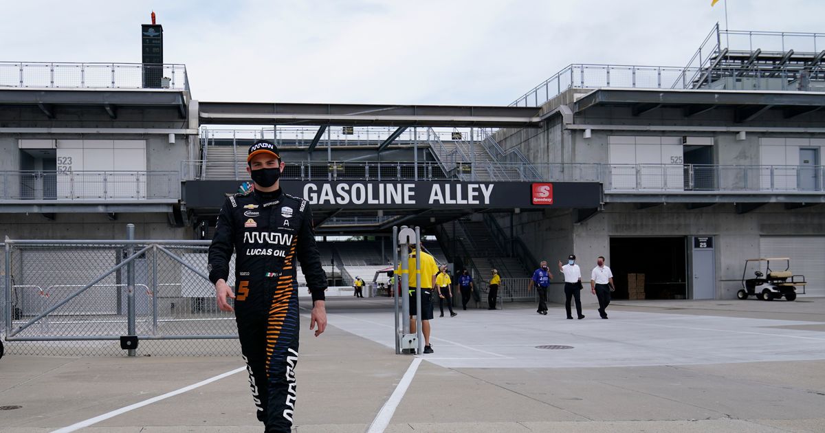 Drivers get on track at empty Indianapolis Motor Speedway | The Seattle ...