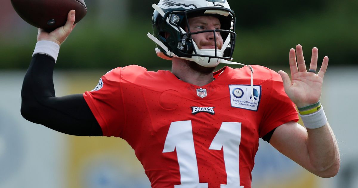 Wentz embraces leadership role, surrounded by young talent | The ...