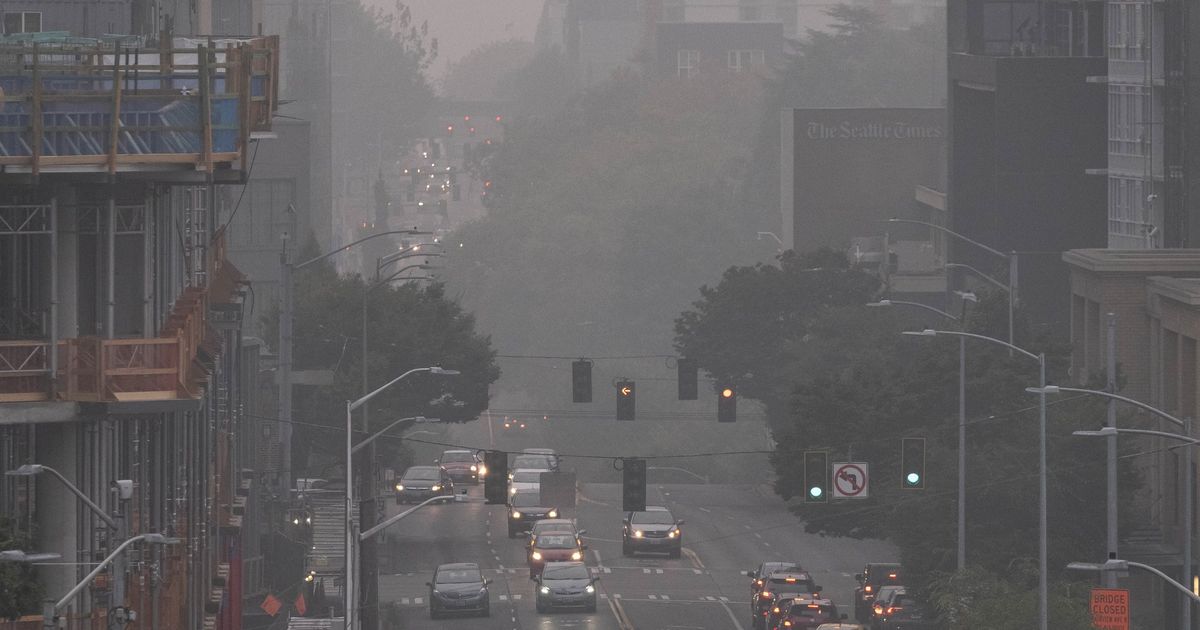 Seattle area gets its first rain of September, but not enough to clear ...