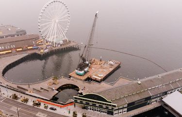 Seattle closes Pier 57, home to Great Wheel, after partial collapse of ...