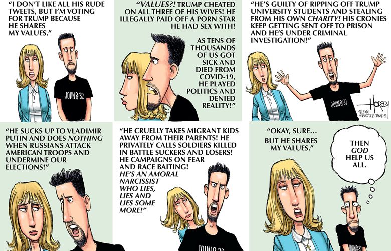 What do Trump’s “values voters” truly value? | The Seattle Times