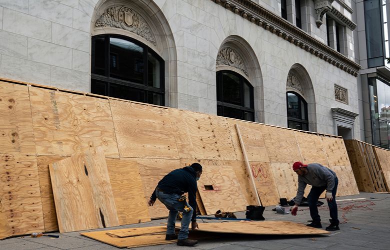 Boarded-up windows and increased security: Retailers brace for the ...
