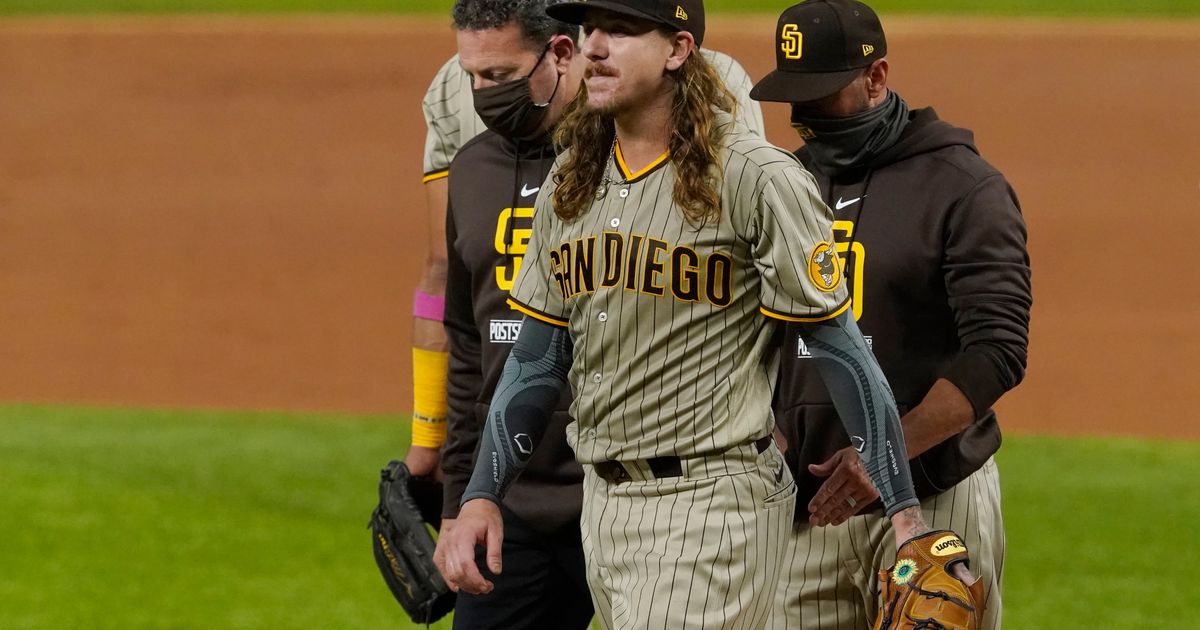 Clevinger replaced on Padres playoff roster with elbow issue | The ...