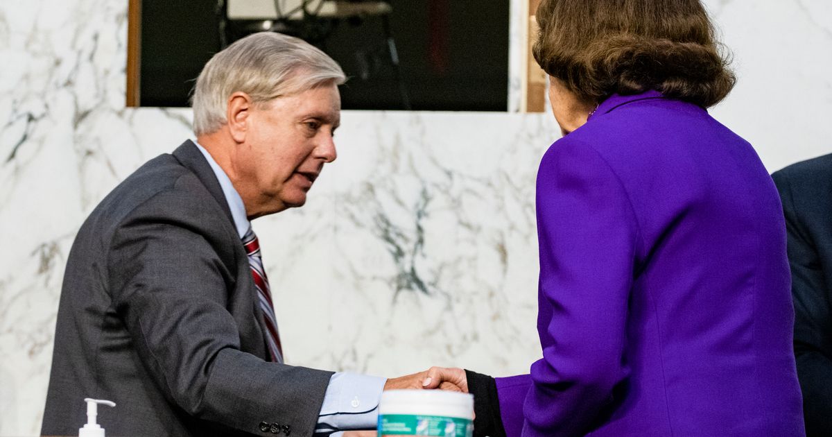 With a hug, Feinstein draws liberal critics at court hearing | The ...