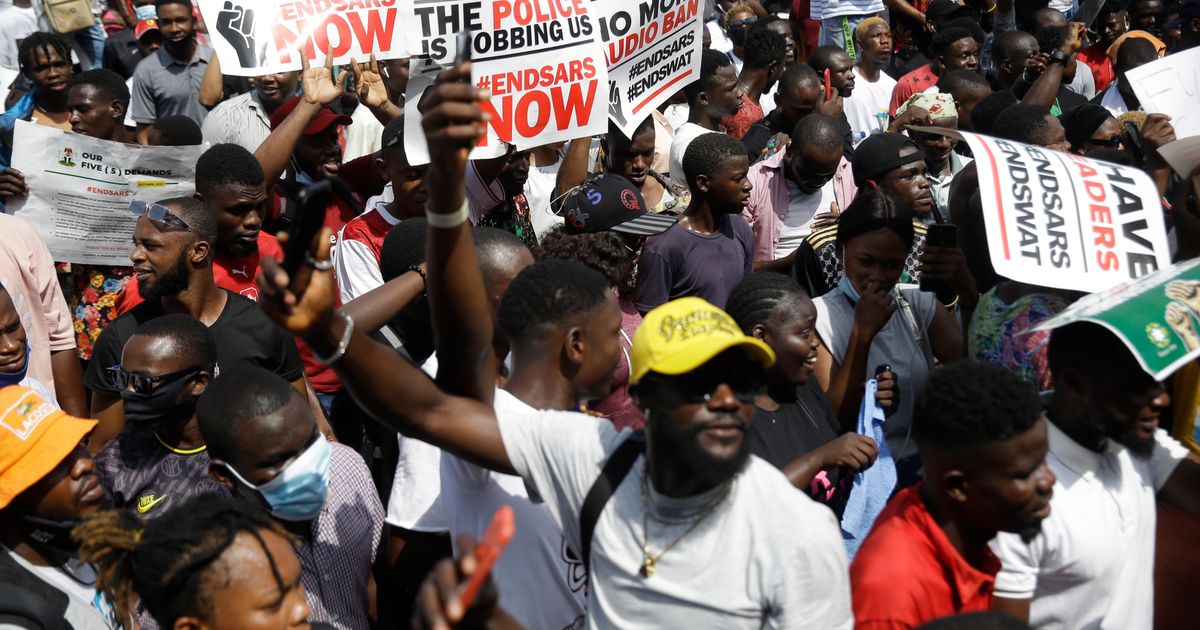 Protesters attacked in Nigerian demos against police abuse | The ...