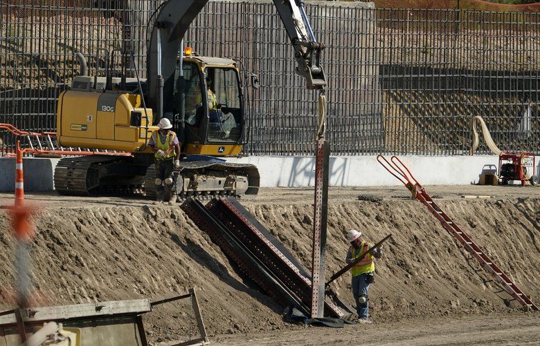 Damage from border wall: blown-up mountains, toppled cactus | The ...