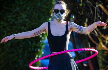 Hula hooping through the sunshine on Capitol Hill | The Seattle Times