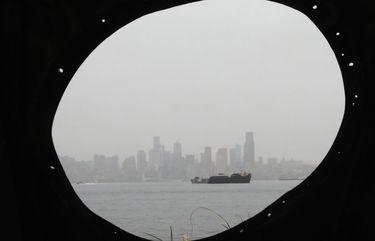 Freezing fog? Maybe, but the classic Seattle weather combo of wet roads ...