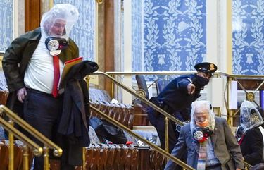 Reporter inside Capitol describes being in a roomful of people ...