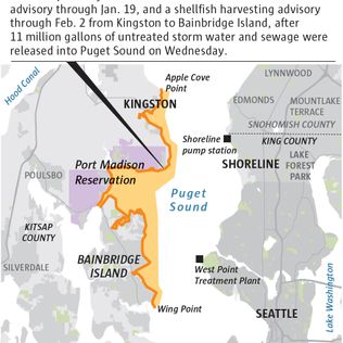 Heavy rain sends untreated wastewater into Puget Sound | The Seattle Times