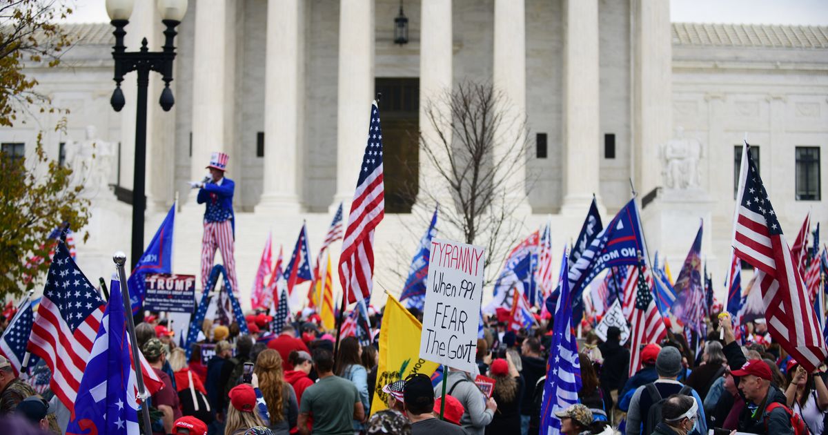 Tensions flare in Washington as thousands gather for pro-Trump ...