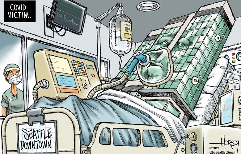 Seattle’s downtown is also a COVID-19 victim | The Seattle Times