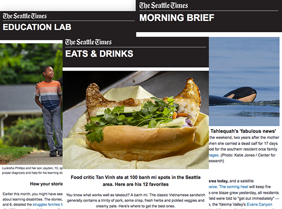 Newsletters | The Seattle Times