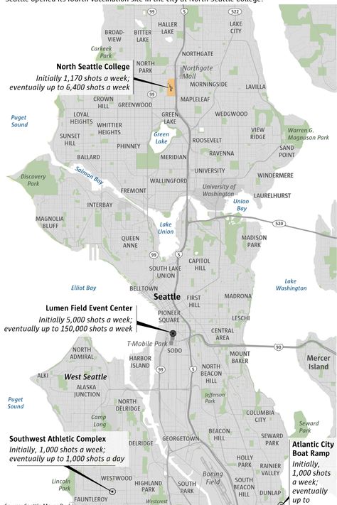 Seattle opens fourth COVID-19 vaccine site | The Seattle Times