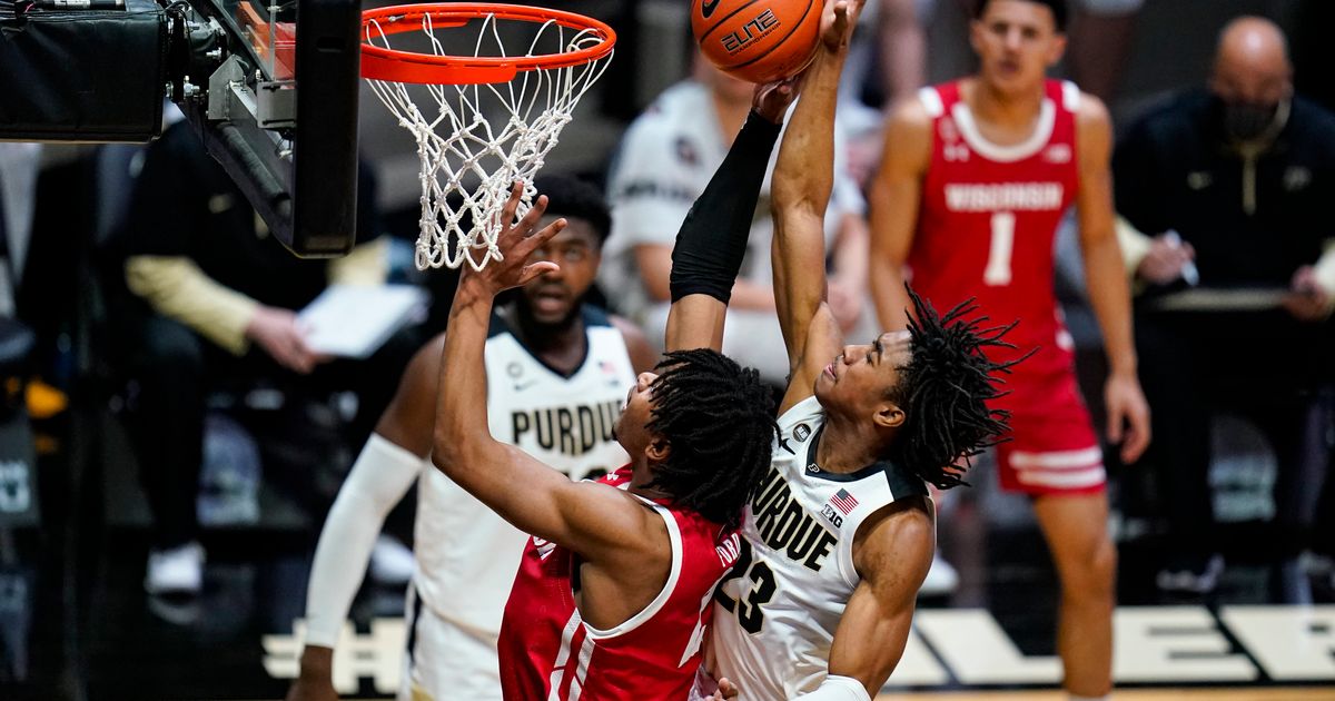 Edey helps No. 23 Purdue hold off No. 25 Wisconsin 73-69 | The Seattle ...