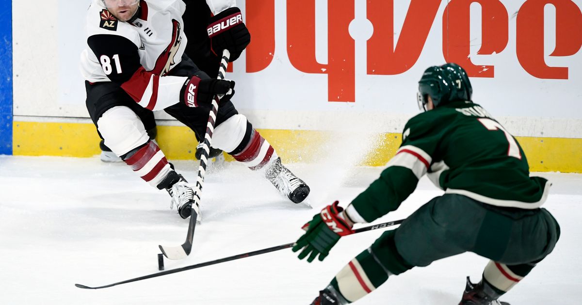 Wild score 3 goals in third to beat Coyotes 4-1 | The Seattle Times