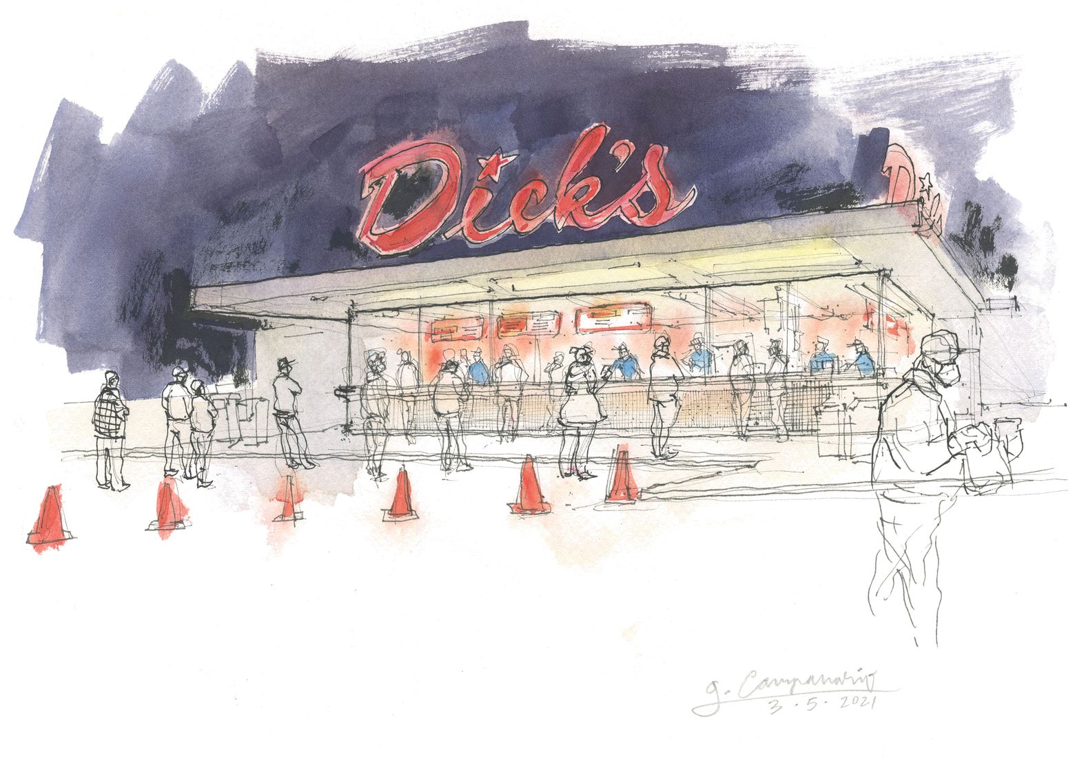 Seattle Sketcher has a suggestion for fixing the free-for-all lines at ...