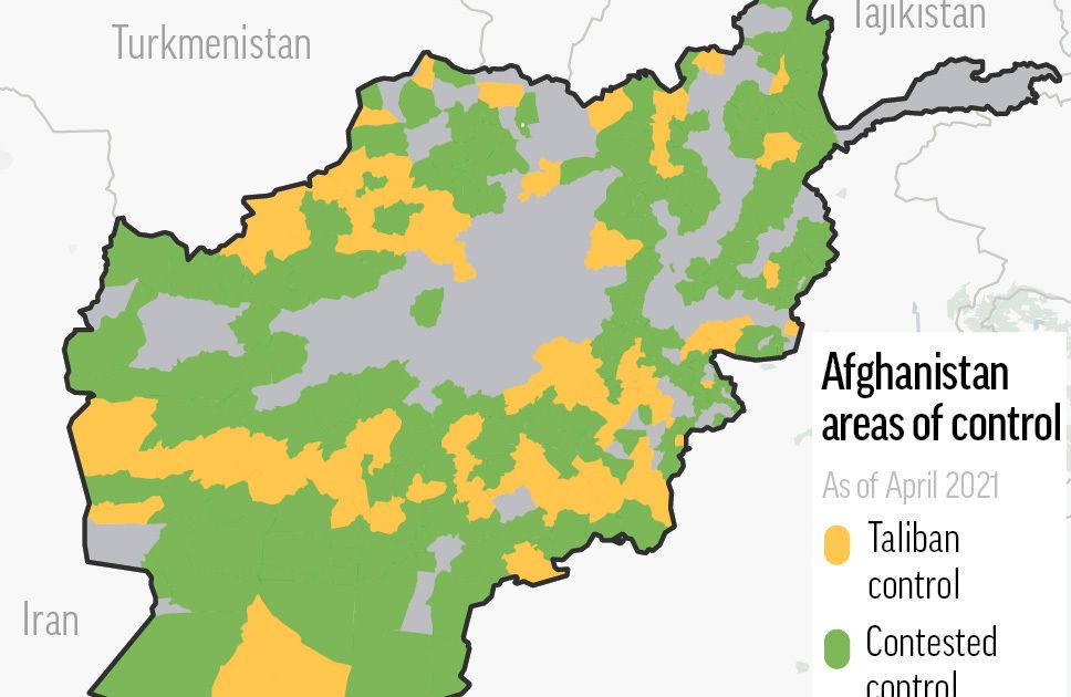 Mapping the Afghan war, while murky, points to Taliban gains | The ...