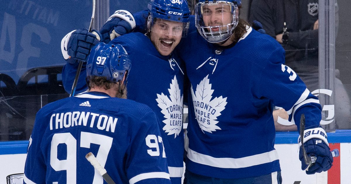 Matthews scores NHL-leading 40th goal, Leafs beat Canadiens | The ...