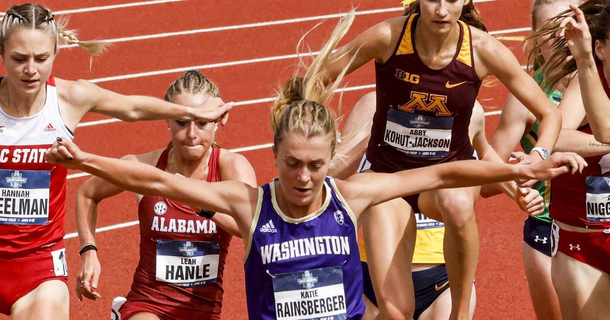 Washington’s Katie Rainsberger takes third place in steeplechase in ...