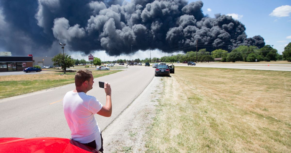 Foam brings fire at Illinois chemical plant ‘under control’ | The ...
